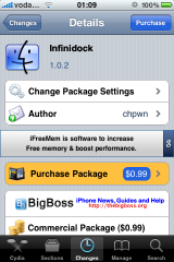 Infinidock: Dock deslizante