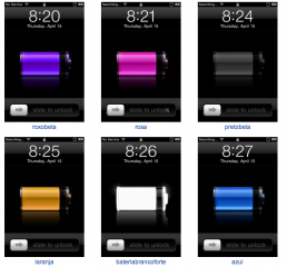 Cambiando el color de la batería con Battery Color Themes