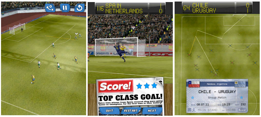 Segundo día de regalos de iTunes: Score! Classic Goals