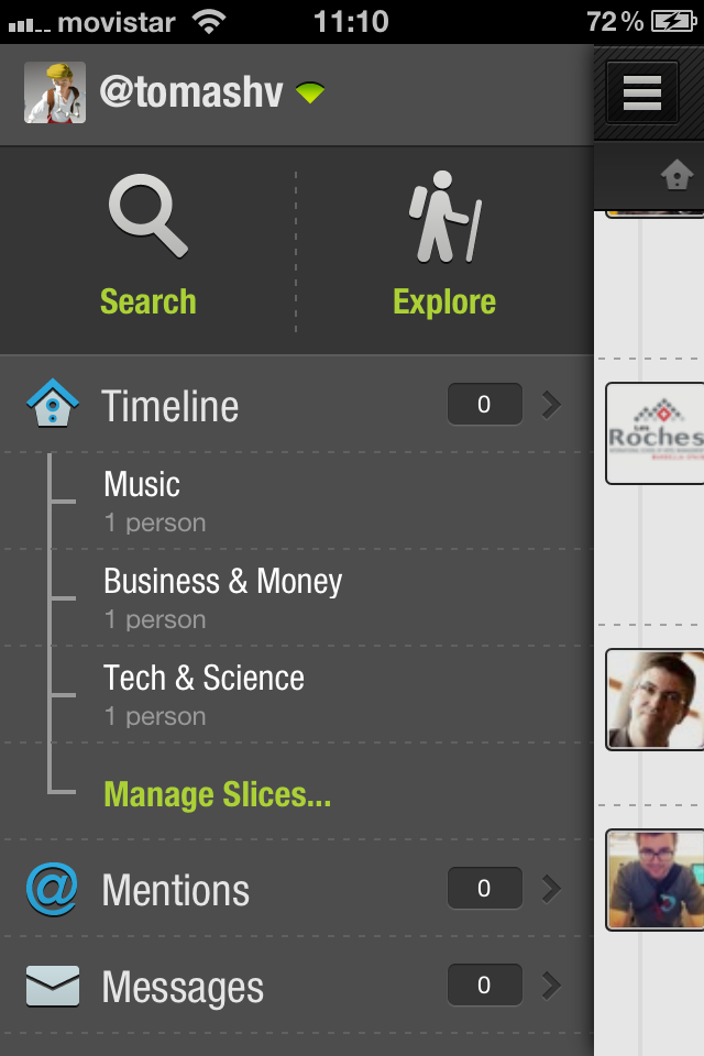 Probamos Slices, un original nuevo cliente de Twitter