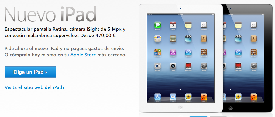 Ya se puede comprar el nuevo iPad desde la Apple Store Online